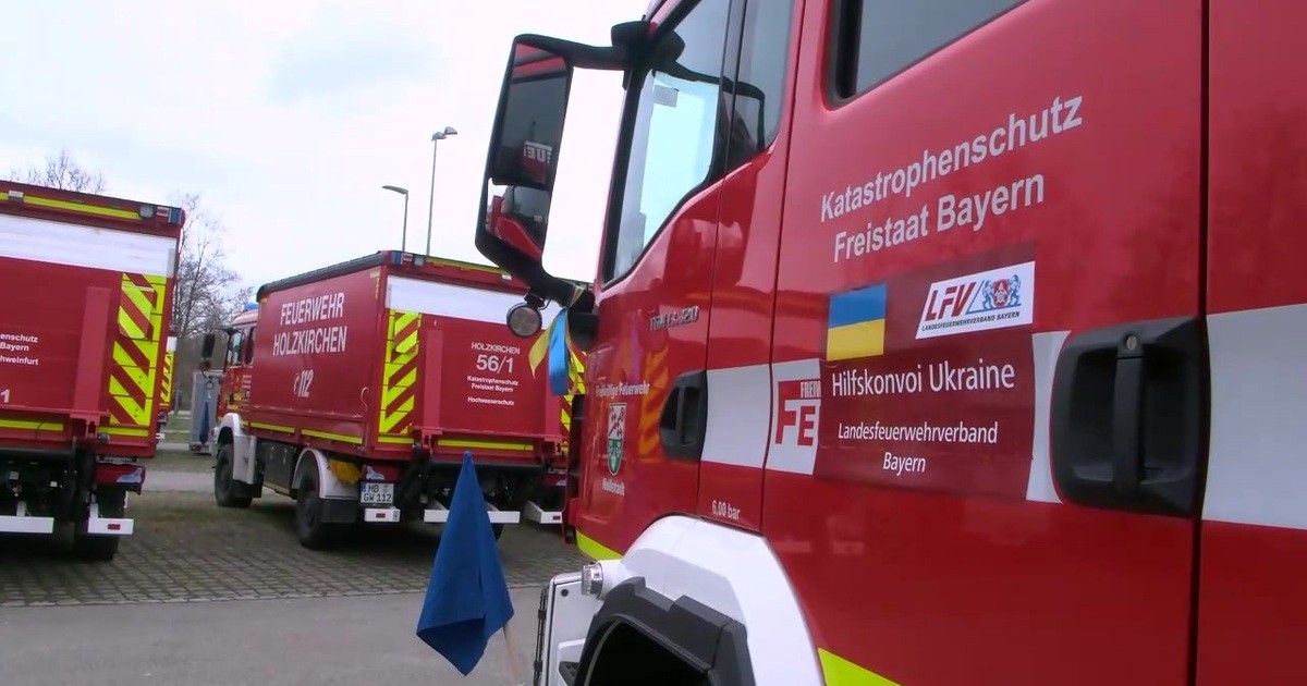 Rohrdorf: Feuerwehr-Hilfskonvoi für die Ukraine | LFV Bayern