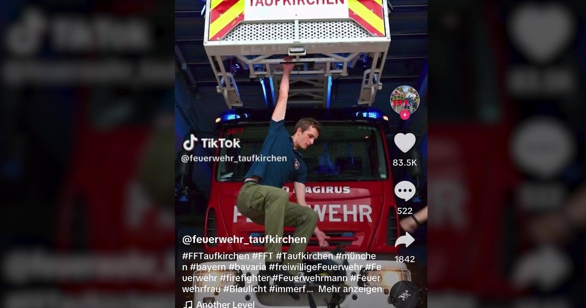 Sportliche Feuerwehr – TikTok Video geht viral | LFV Bayern