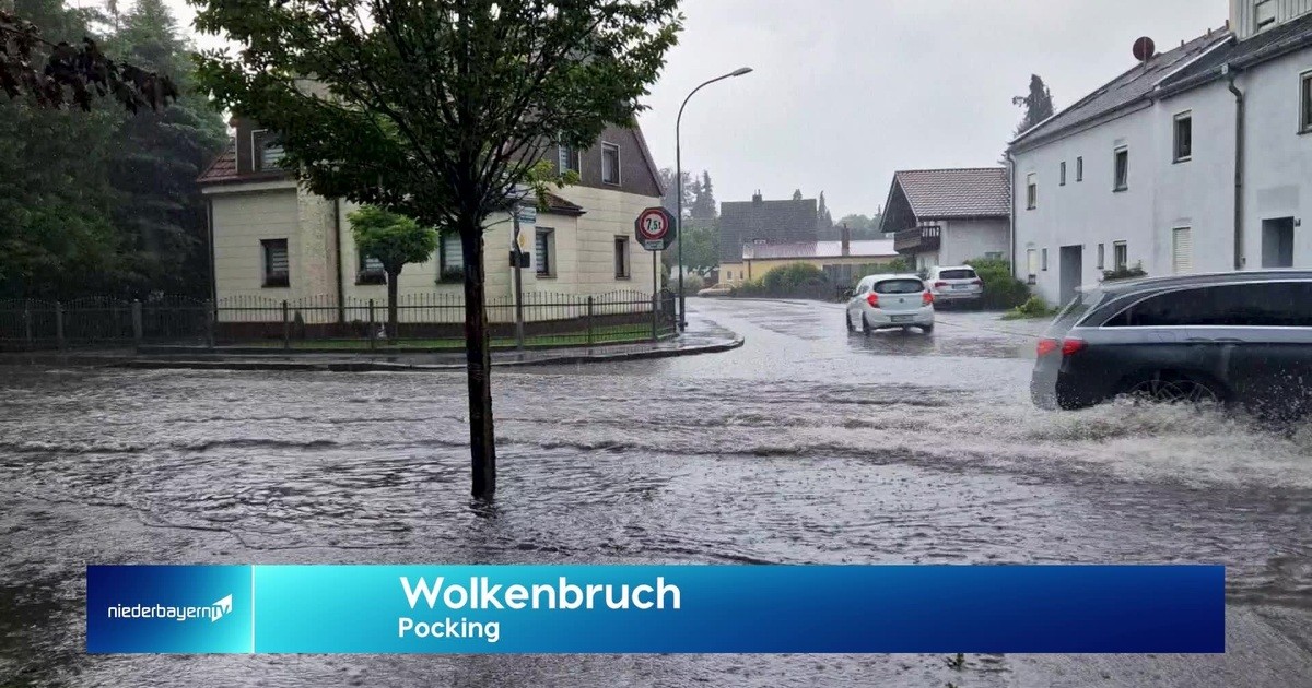 Wolkenbruch über Pocking | LFV Bayern